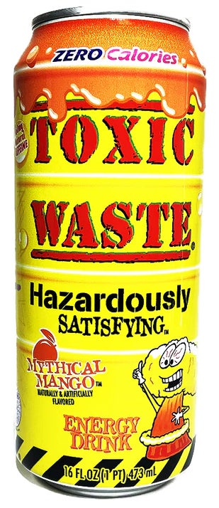 Toxic Waste Mythical Mango Energy Drink 473ml (BBFEB28) | All The Candy!