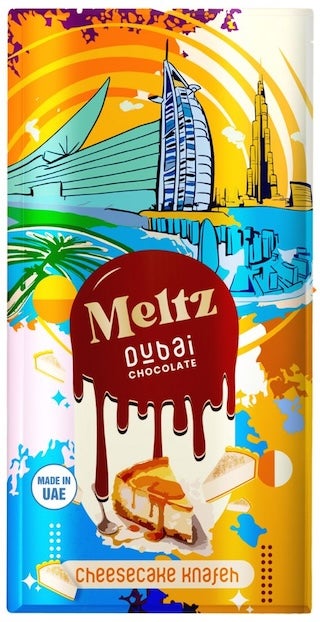 Meltz Cheesecake Knafeh Dubai Chocolate Bar (UAE) 192g | All The Candy!