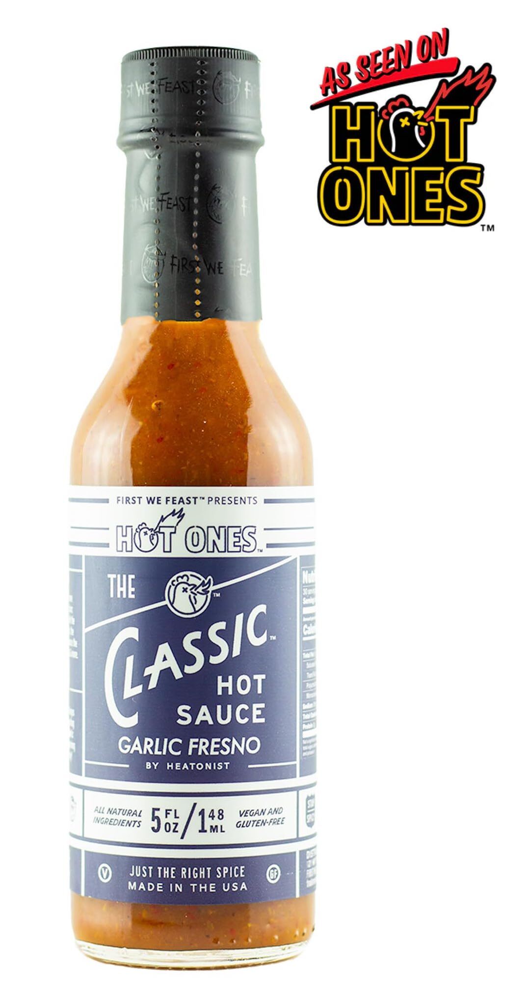 Hot Ones The Classic Garlic Fresno Hot Sauce 148ml | All The Candy!